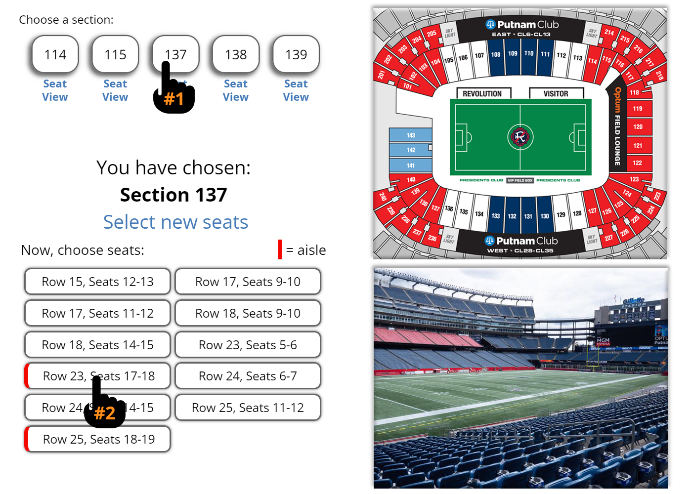Intuitive Seat Allocation and Selection | Spinzo