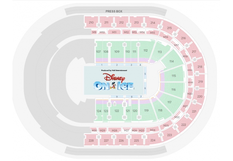 Little Caesars Arena Seating Map | Cabinets Matttroy