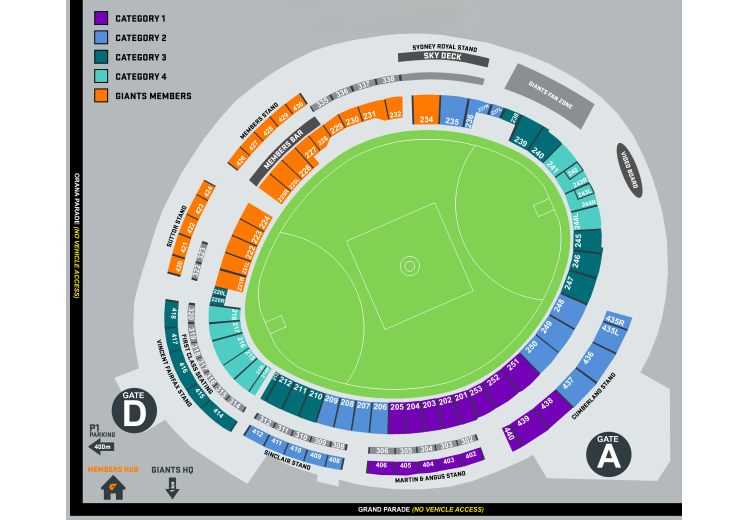 Greater Western Sydney Giants - Powered by Spinzo